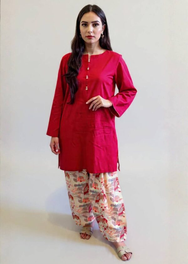 2-Pcs Mehron Shirt with – Tamseen Pret